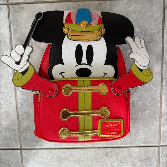 Disney | Accessories | Disney Kids Mickey Mouse Marching Band Backpack ...